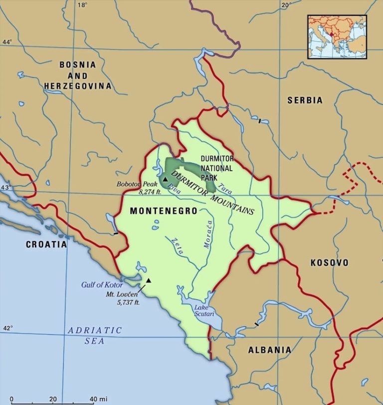 Montenegro on Map: 5 Essential Tips For Travellers